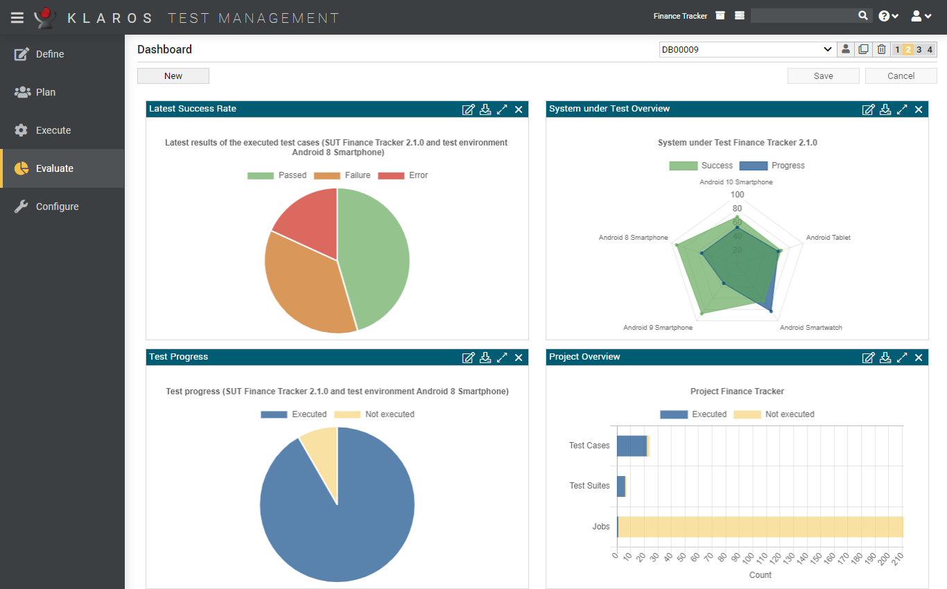 Klaros Test Management – Test Case Management Software - Screenshots